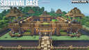 Minecraft Survival Base Tutorial + Download Minecraft Map