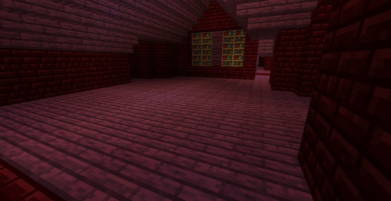 nether themed castle Minecraft Map