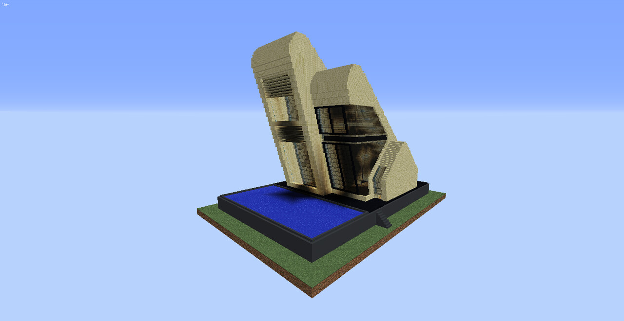 Modern Future House Minecraft Map