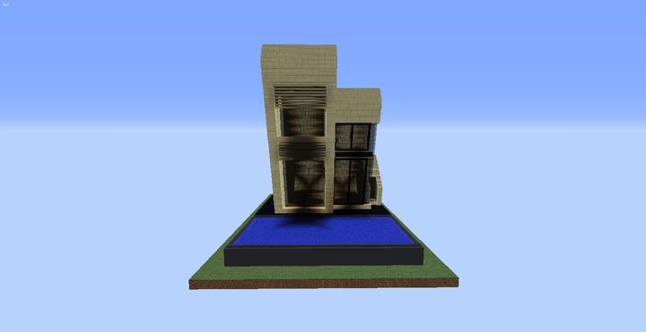 Modern Future House Minecraft Map