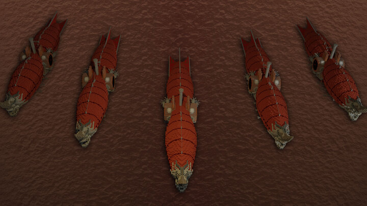 Avatar: Fire nation Airship Minecraft Map