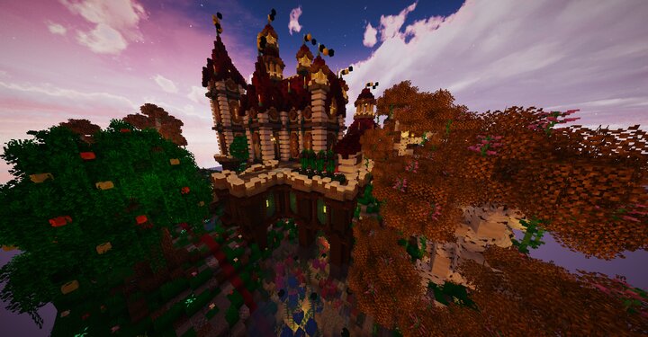 Fantasy Coral Reef Castle Minecraft Map