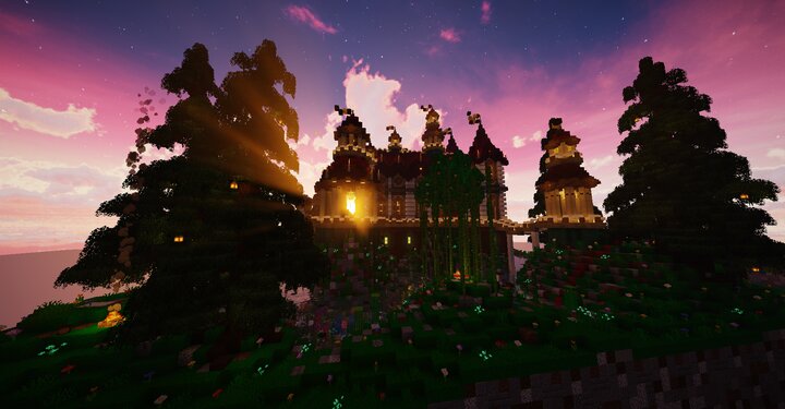 Fantasy Coral Reef Castle Minecraft Map