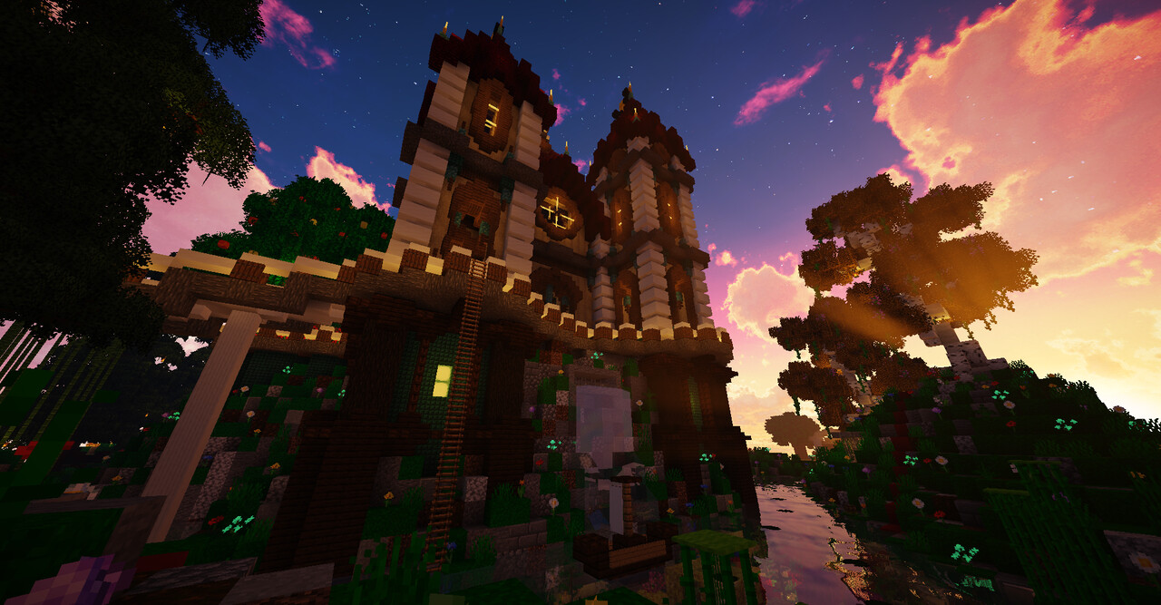 Fantasy Coral Reef Castle Minecraft Map