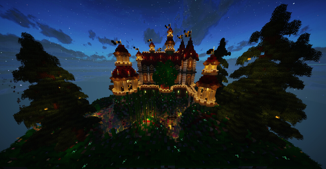 Fantasy Coral Reef Castle Minecraft Map