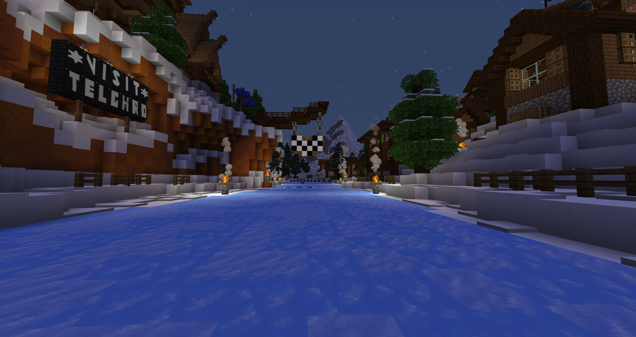 Boat Racing - Craft Team Racing Minecraft Map