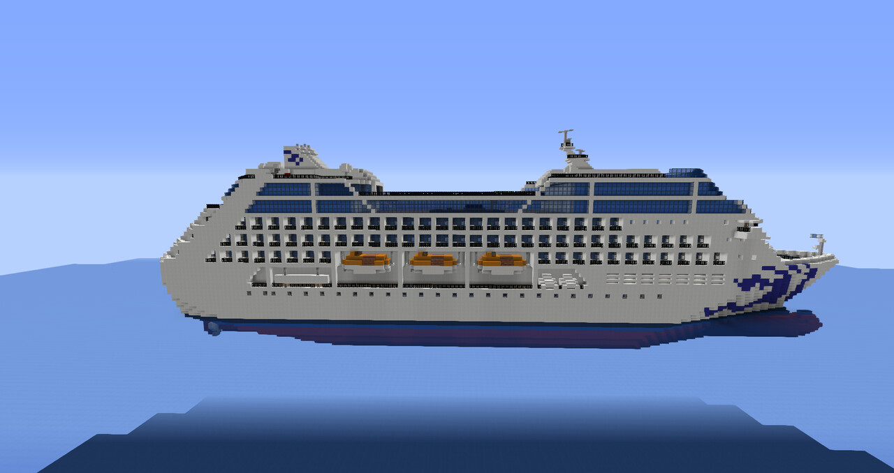 Pacific Princess 1:1 Scale Recreation Minecraft Map