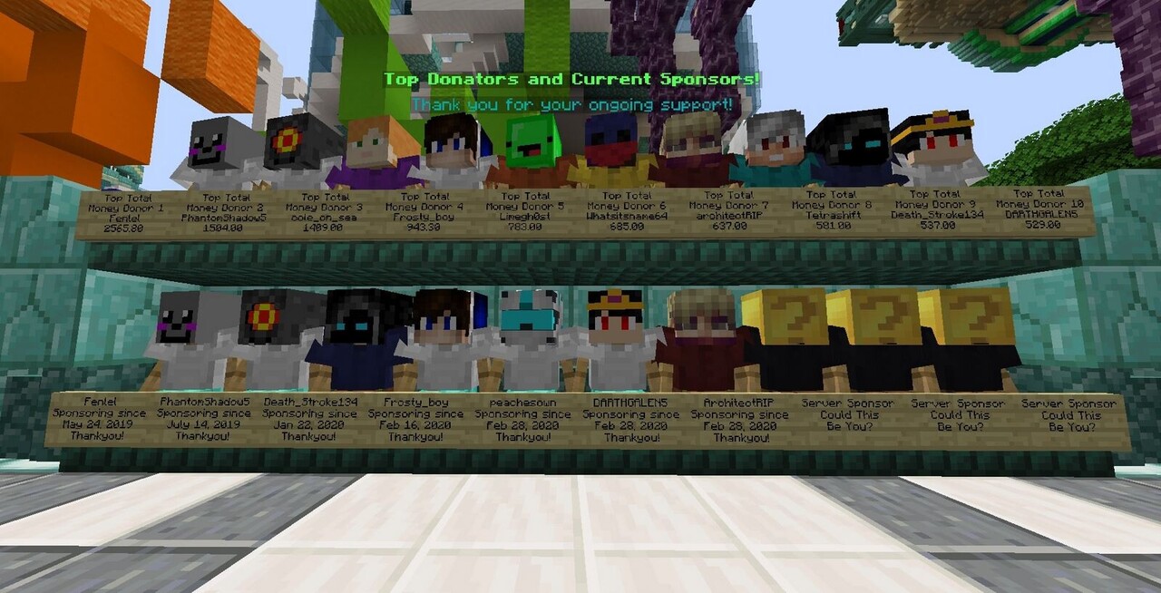 Misc builds for Enchanted Reef server Minecraft Map