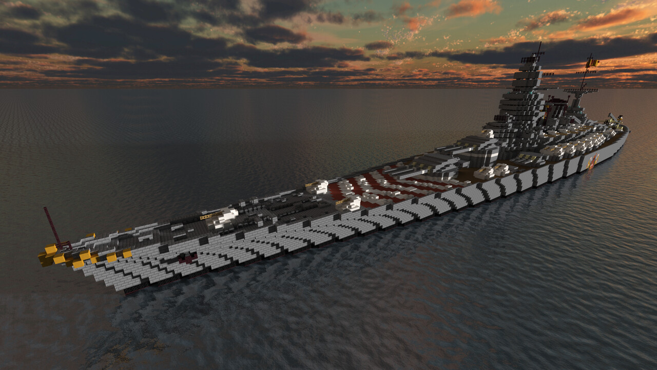 Fictional Imperial Battleship - Tiziano Vicellio Minecraft Map