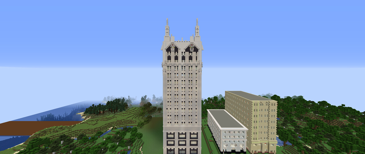 Cadillac Square Building 1918-1977 Minecraft Map
