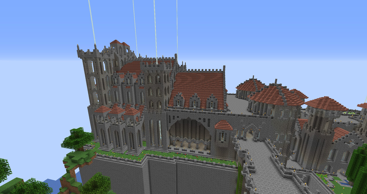 Huge fantasy/medieval castle Minecraft Map