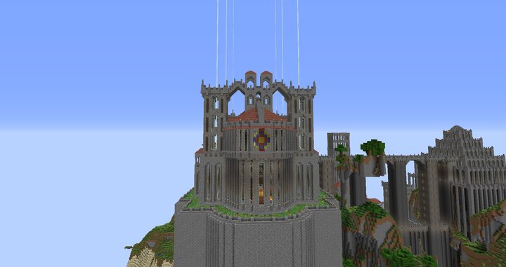 Huge fantasy/medieval castle Minecraft Map