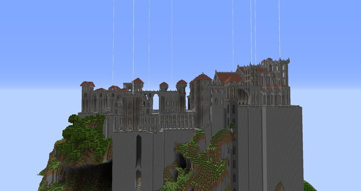 Huge fantasy/medieval castle Minecraft Map
