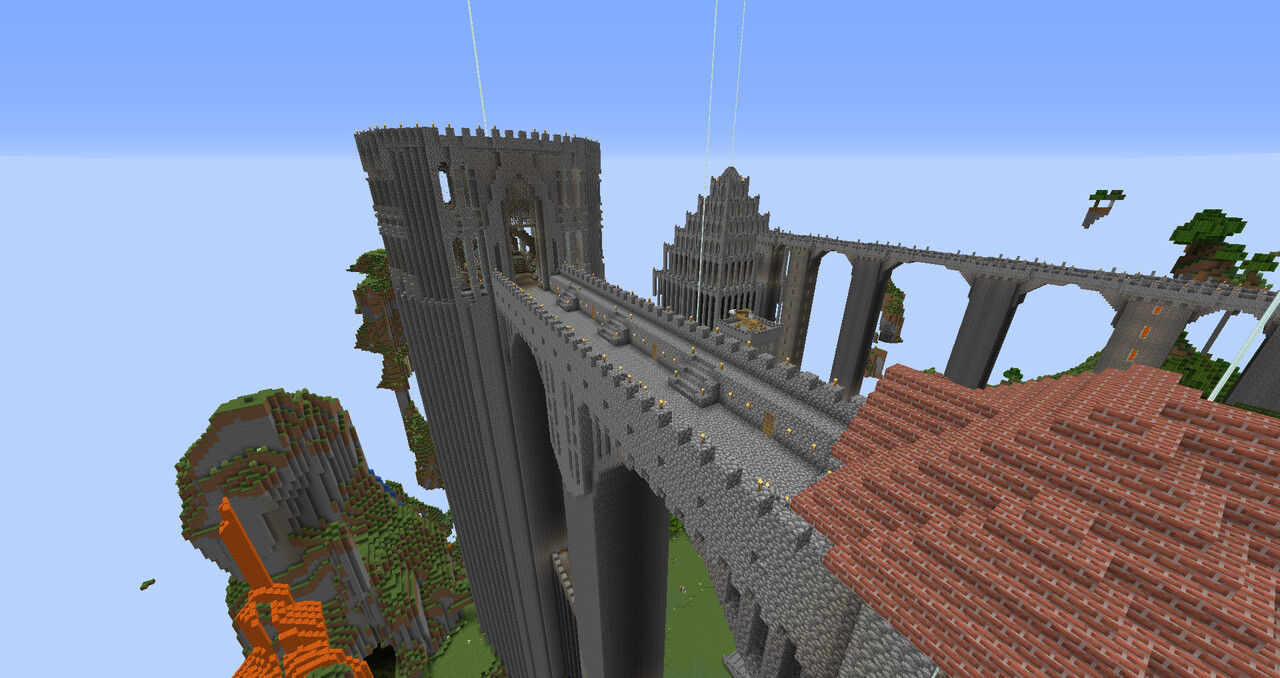 Huge fantasy/medieval castle Minecraft Map