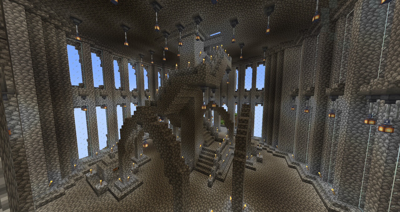 Huge fantasy/medieval castle Minecraft Map