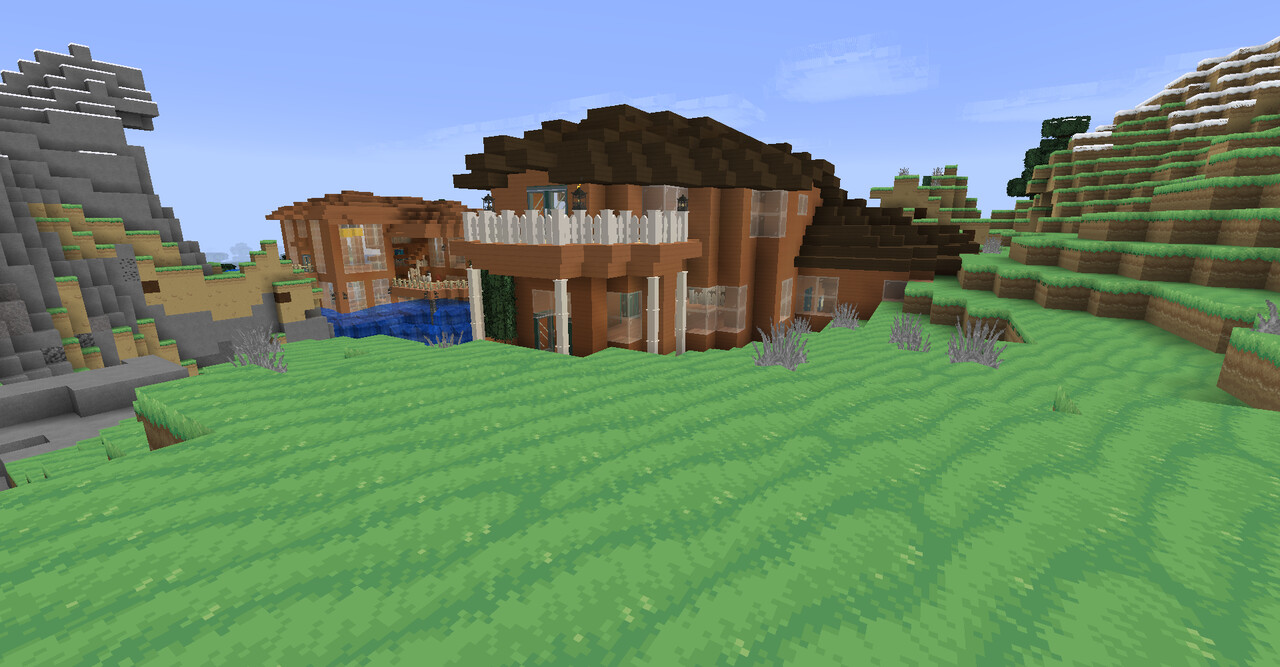 Two Simple Cabins Minecraft Map
