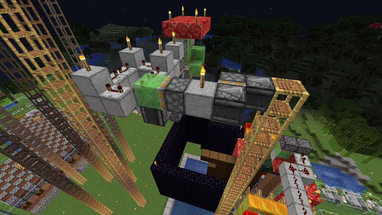 TnT Wood Farm Minecraft Map