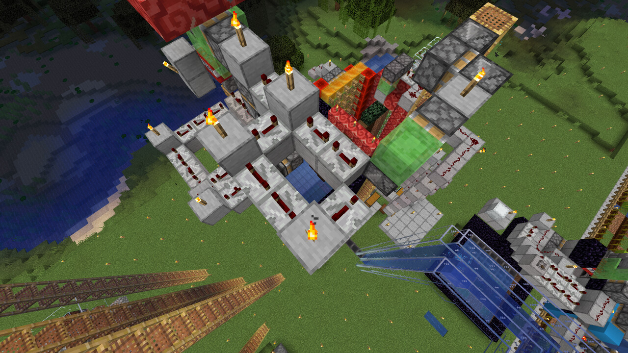 TnT Wood Farm Minecraft Map