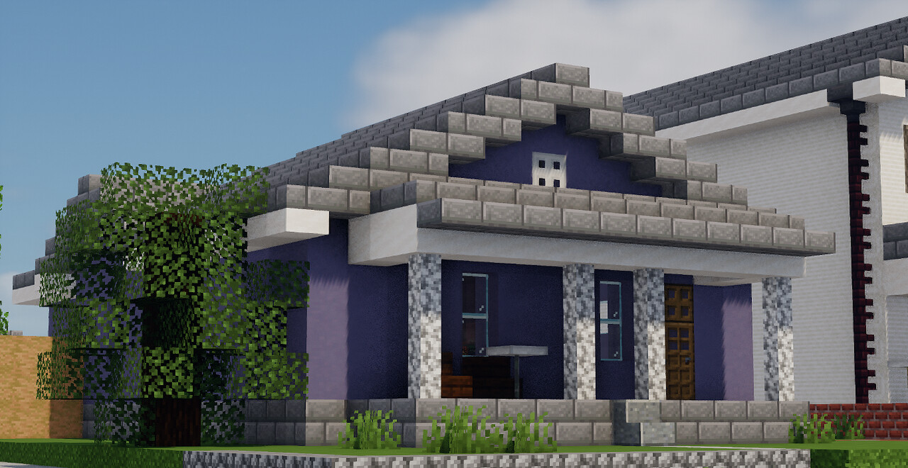 American Mid-West House #8 [Schematic] Minecraft Map