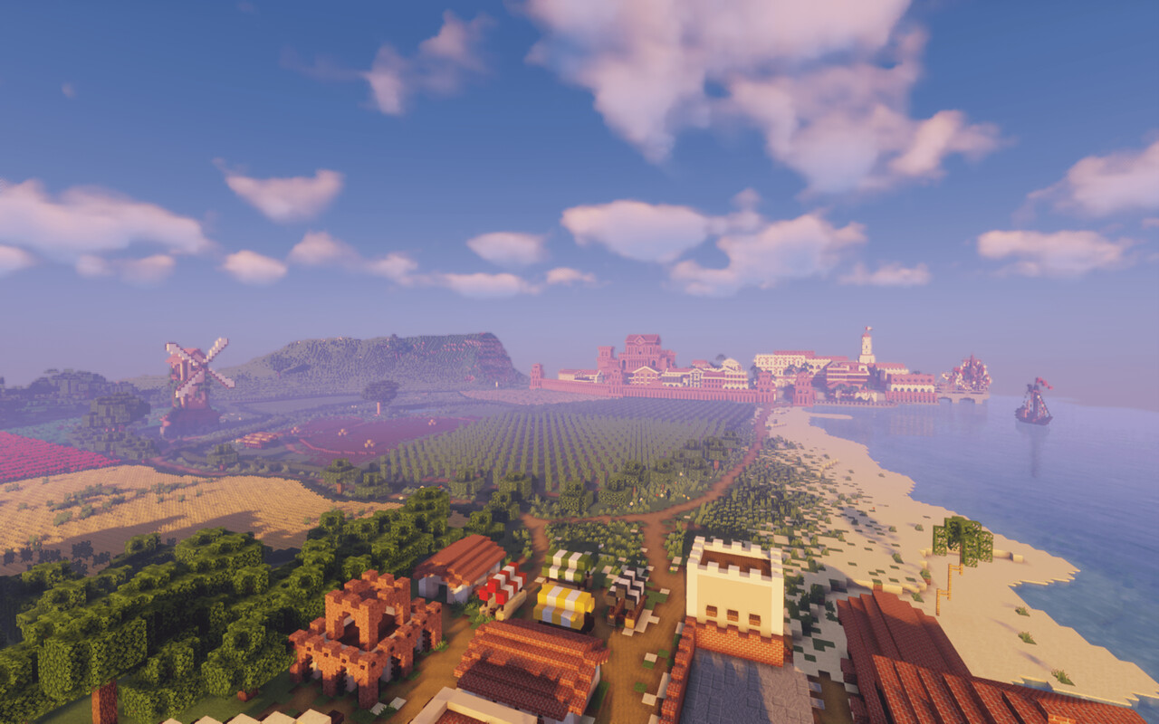 Ventarola - another mediterranean port city Minecraft Map