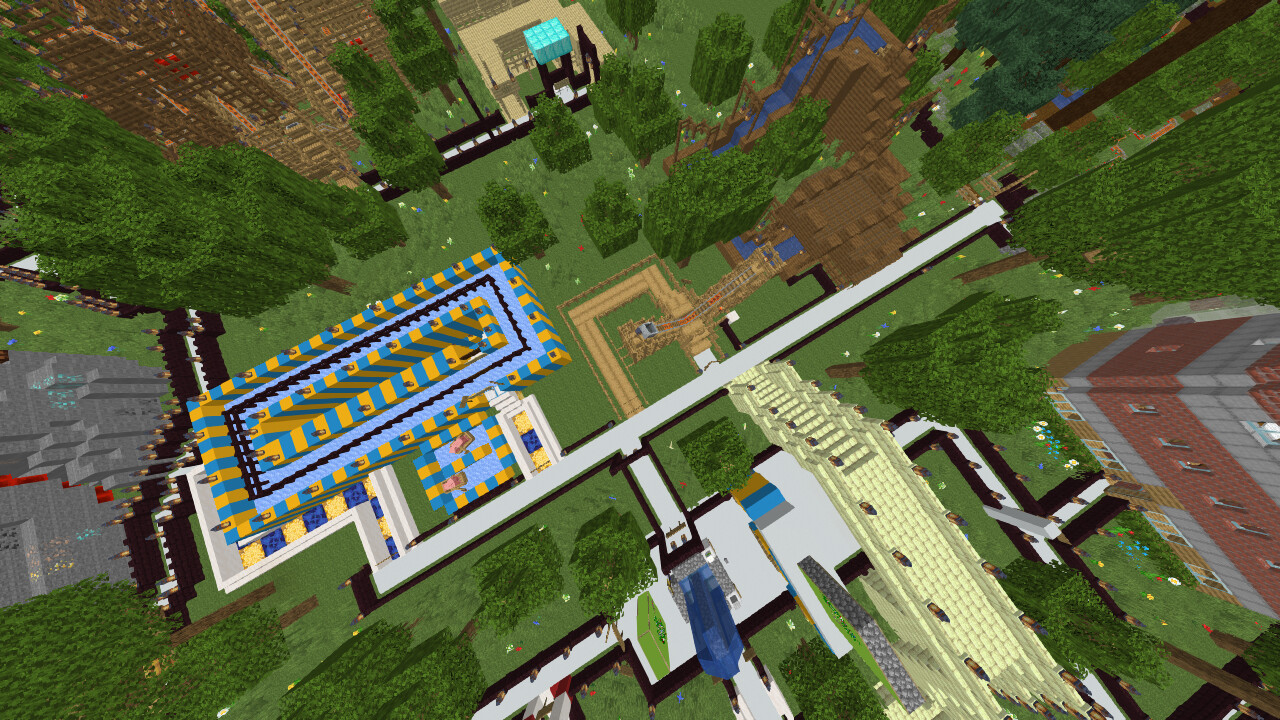 Minecraft Point Amusement Park Minecraft Map