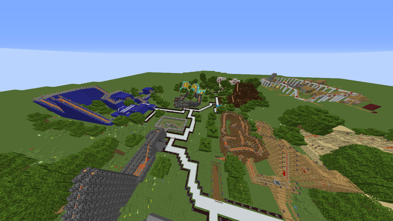 Minecraft Point Amusement Park Minecraft Map