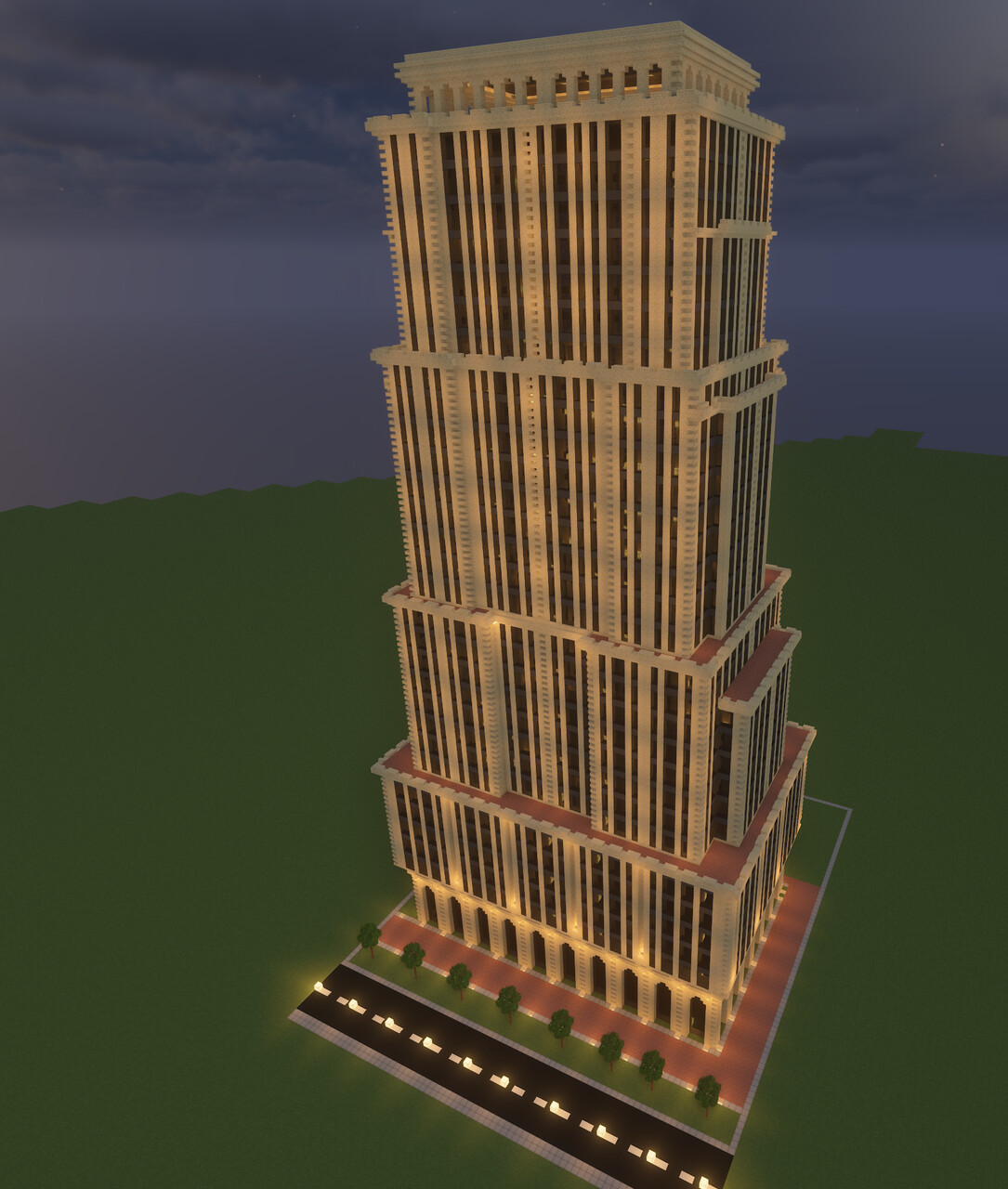 Sandstone Skyscraper 1 Minecraft Map