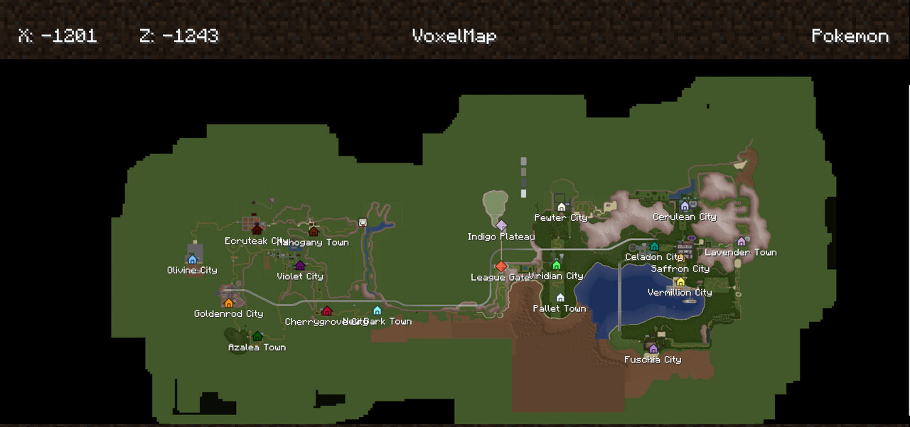 Pokémon World Minecraft Map