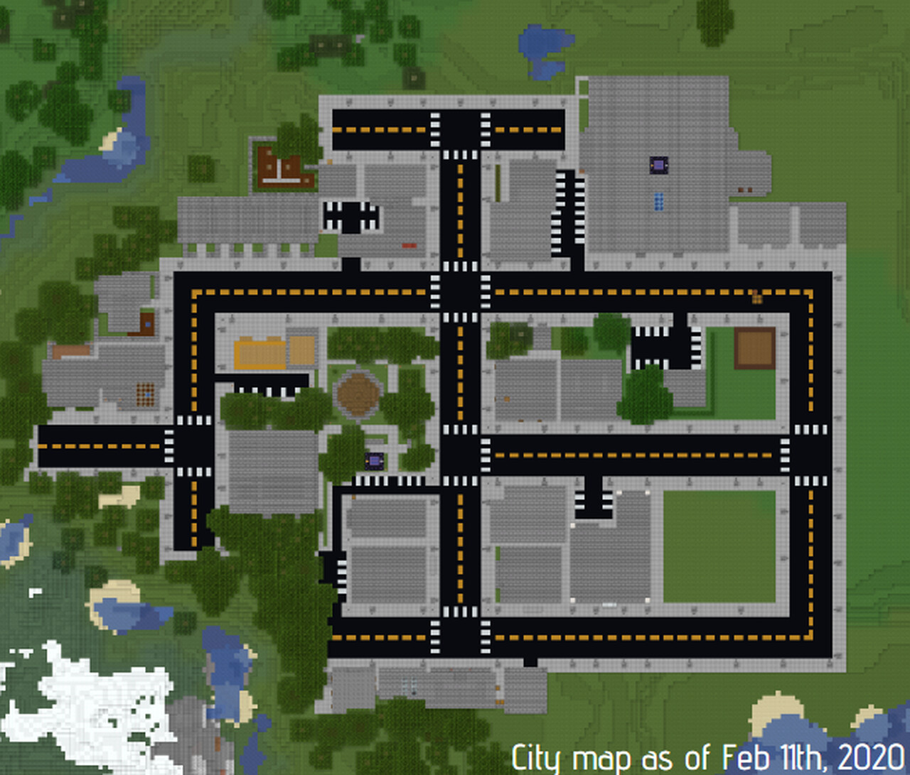 Acorn City (1.14-1.15 Server) Minecraft Map