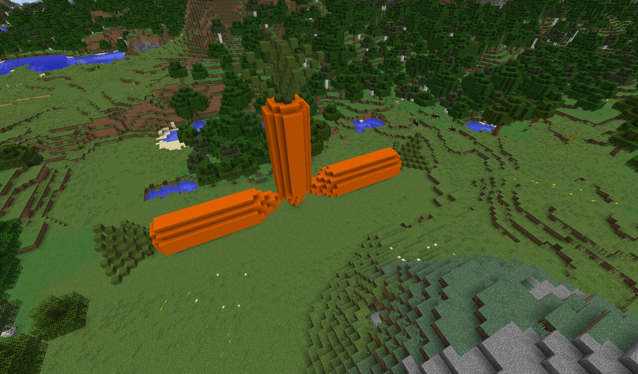 Three Carrots for Clover Minecraft Map