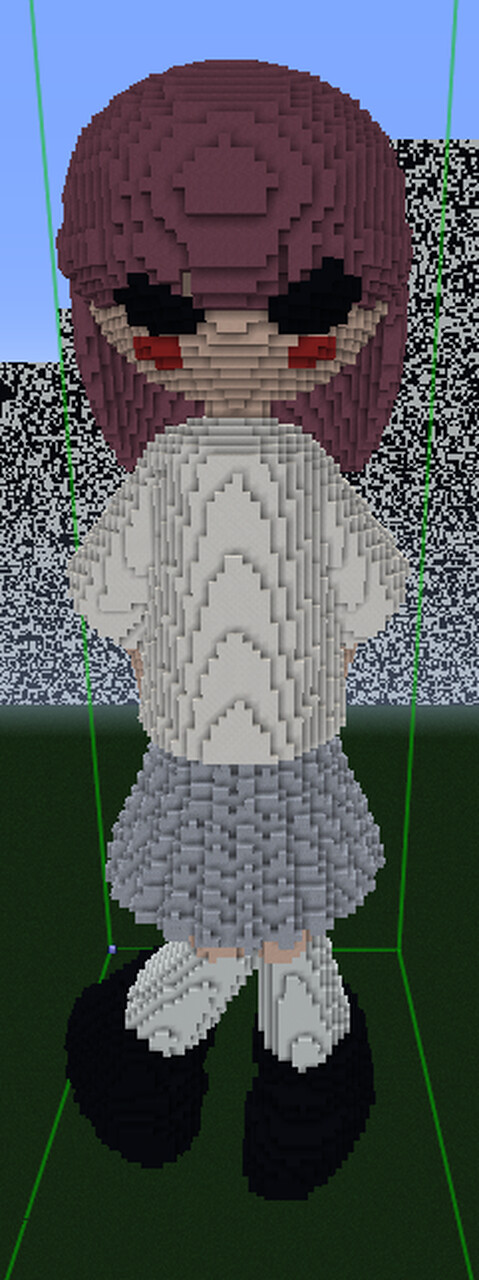 Girl with Flower Minecraft Map