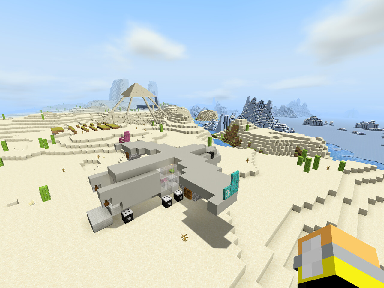 Army Plane with Interior Minecraft Map