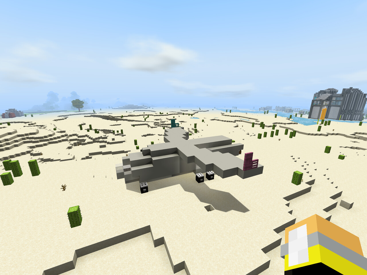 Army Plane with Interior Minecraft Map