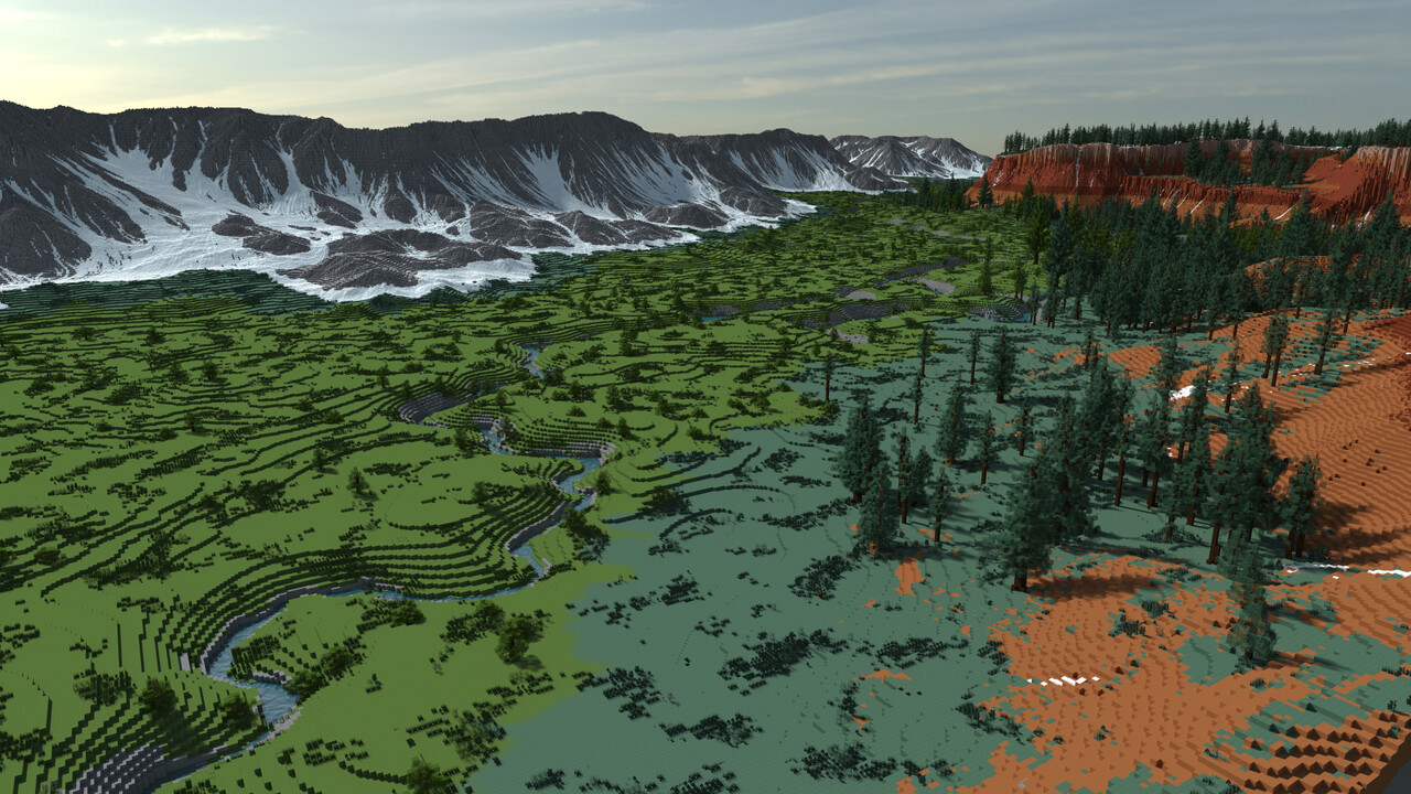 Esketika (10k x 9k) Custom Continent Minecraft Map