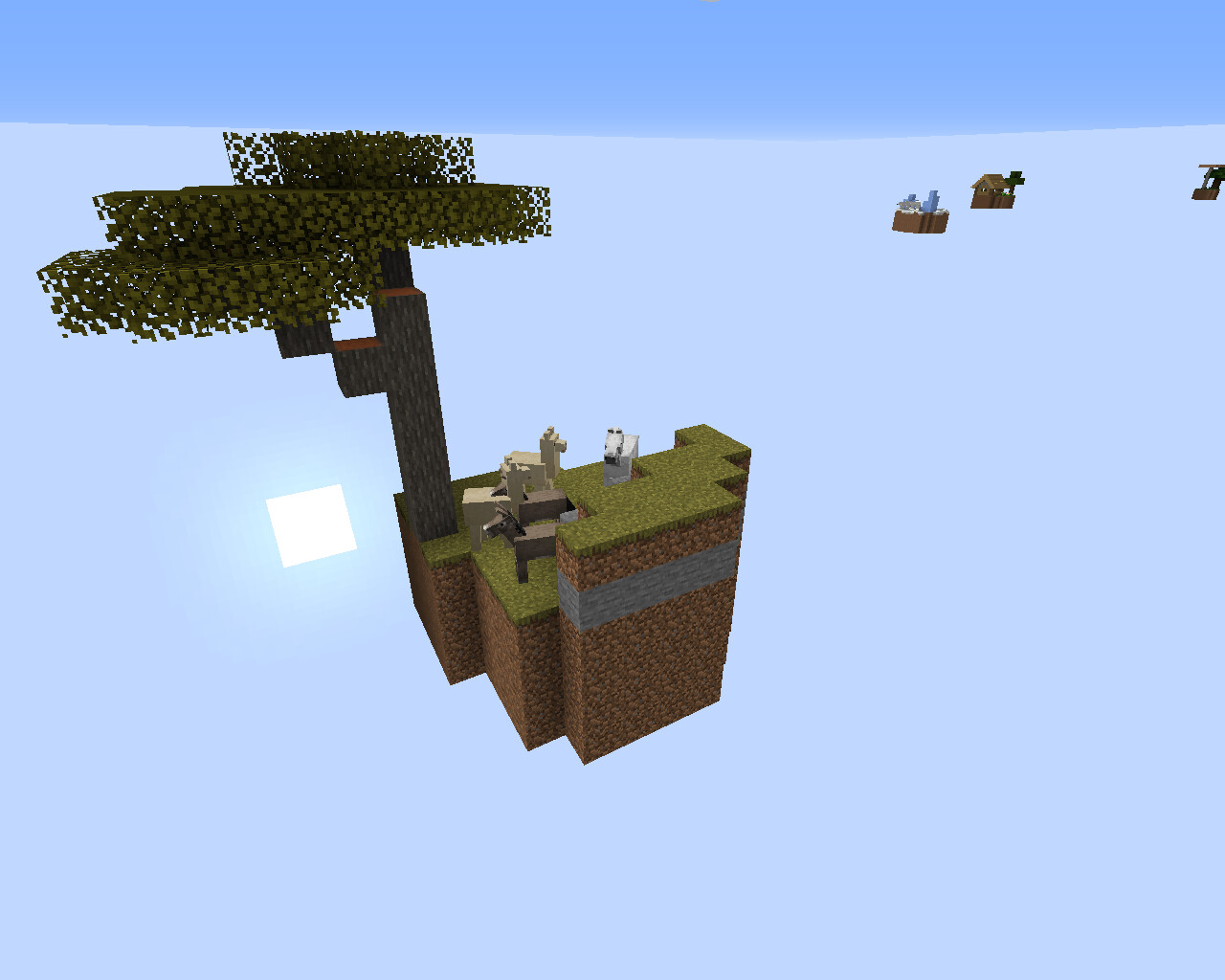 Skyblock 1.17 - 17 Different Islands with Biomes Minecraft Map