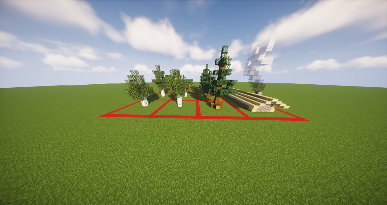 Lumberjack theme asset pack Minecraft Map