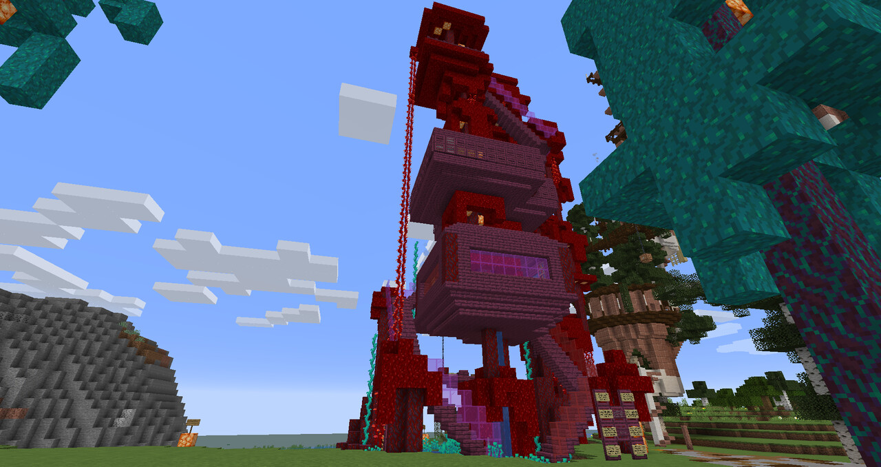 The Grape Vine Treehouse Build Minecraft Map