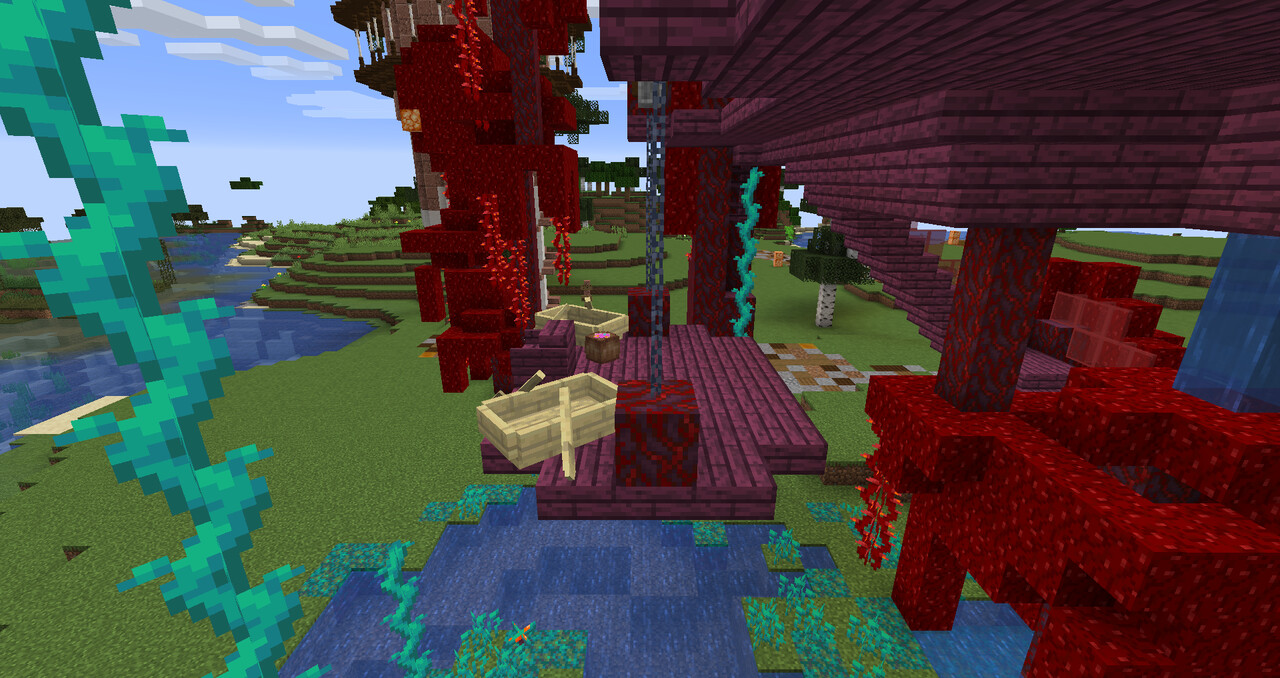 The Grape Vine Treehouse Build Minecraft Map