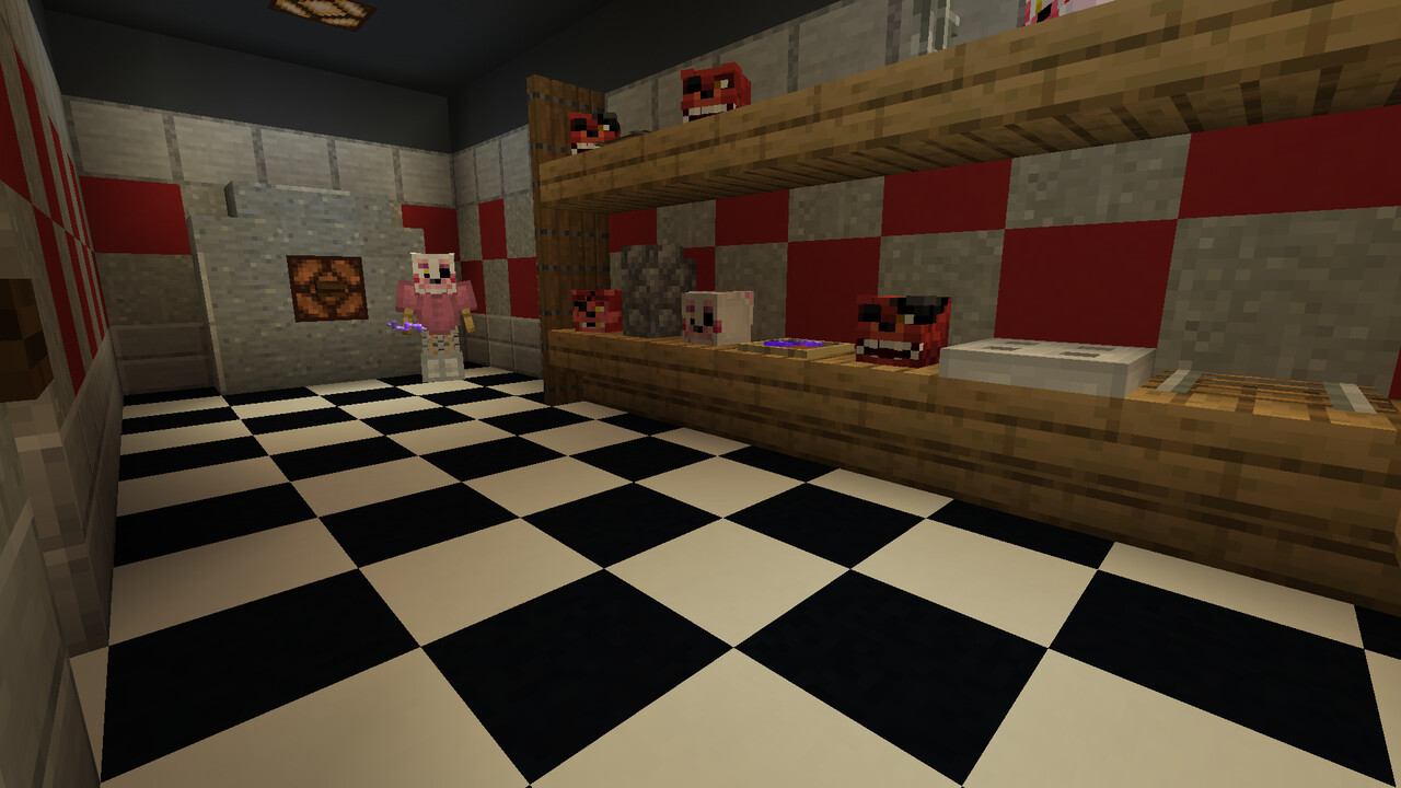Five Nights At Foxy's Version 2 Minecraft Map