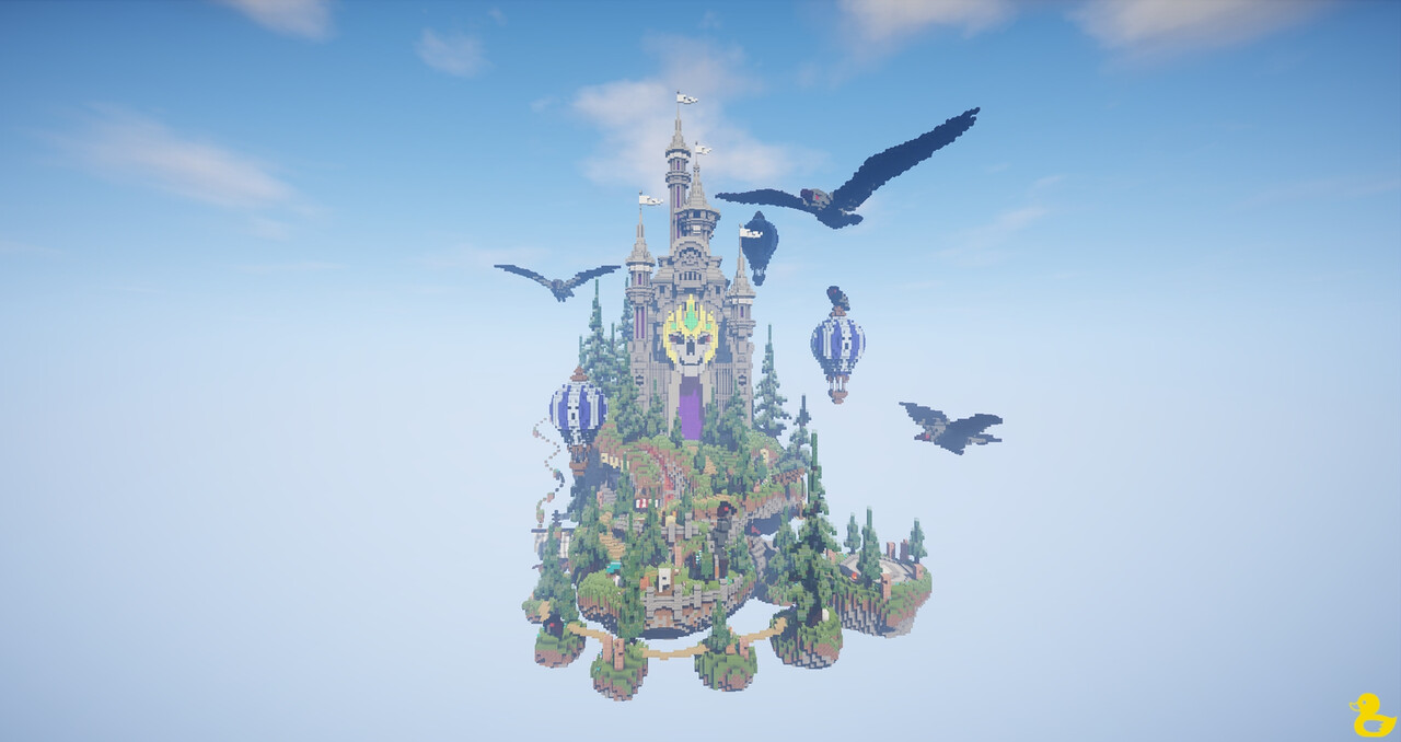 Skeleton Island Spawn Minecraft Map