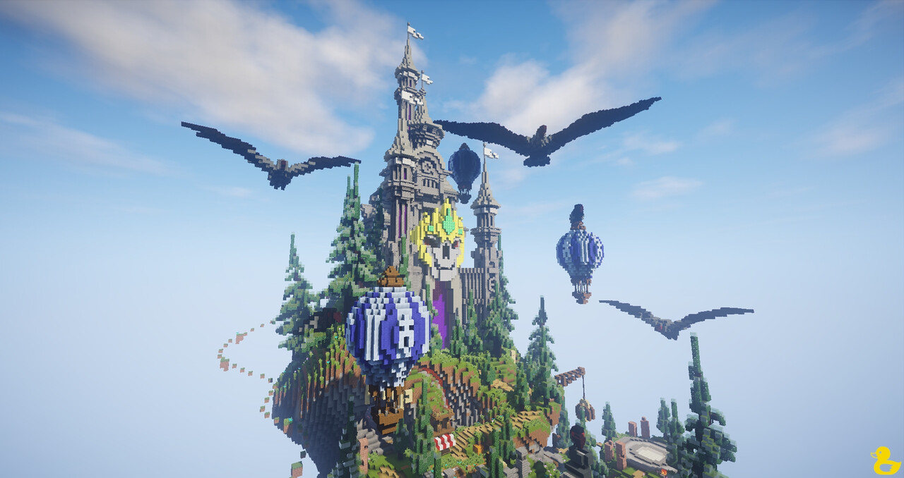 Skeleton Island Spawn Minecraft Map