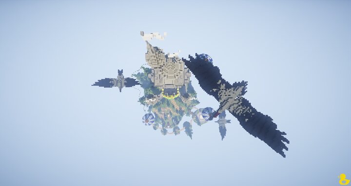 Skeleton Island Spawn Minecraft Map