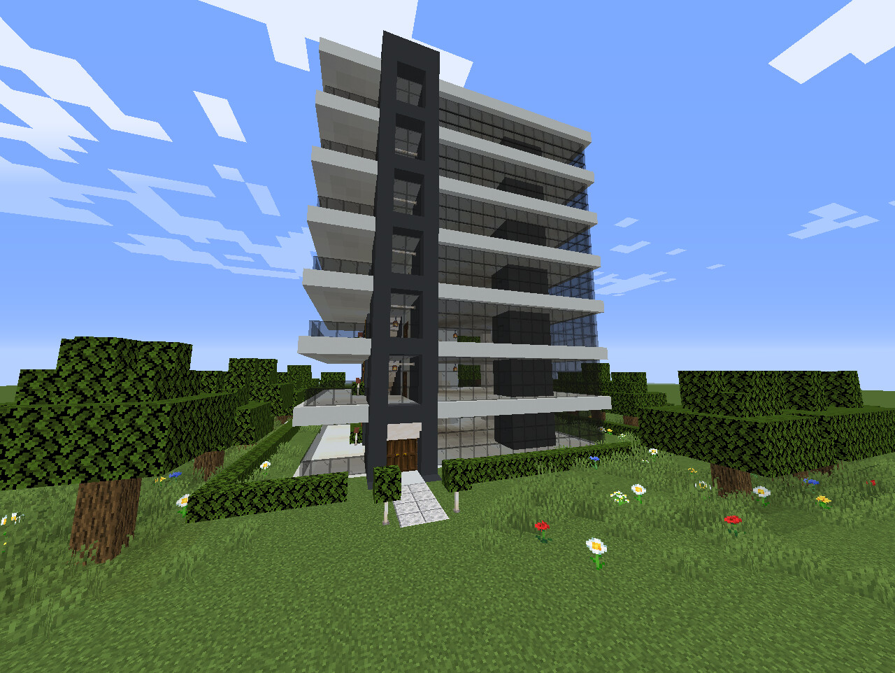 Modern Skyscraper/Apartments Minecraft Map