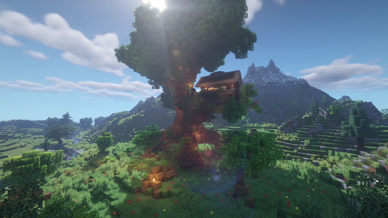 Giant Tree House (Download) Minecraft Map