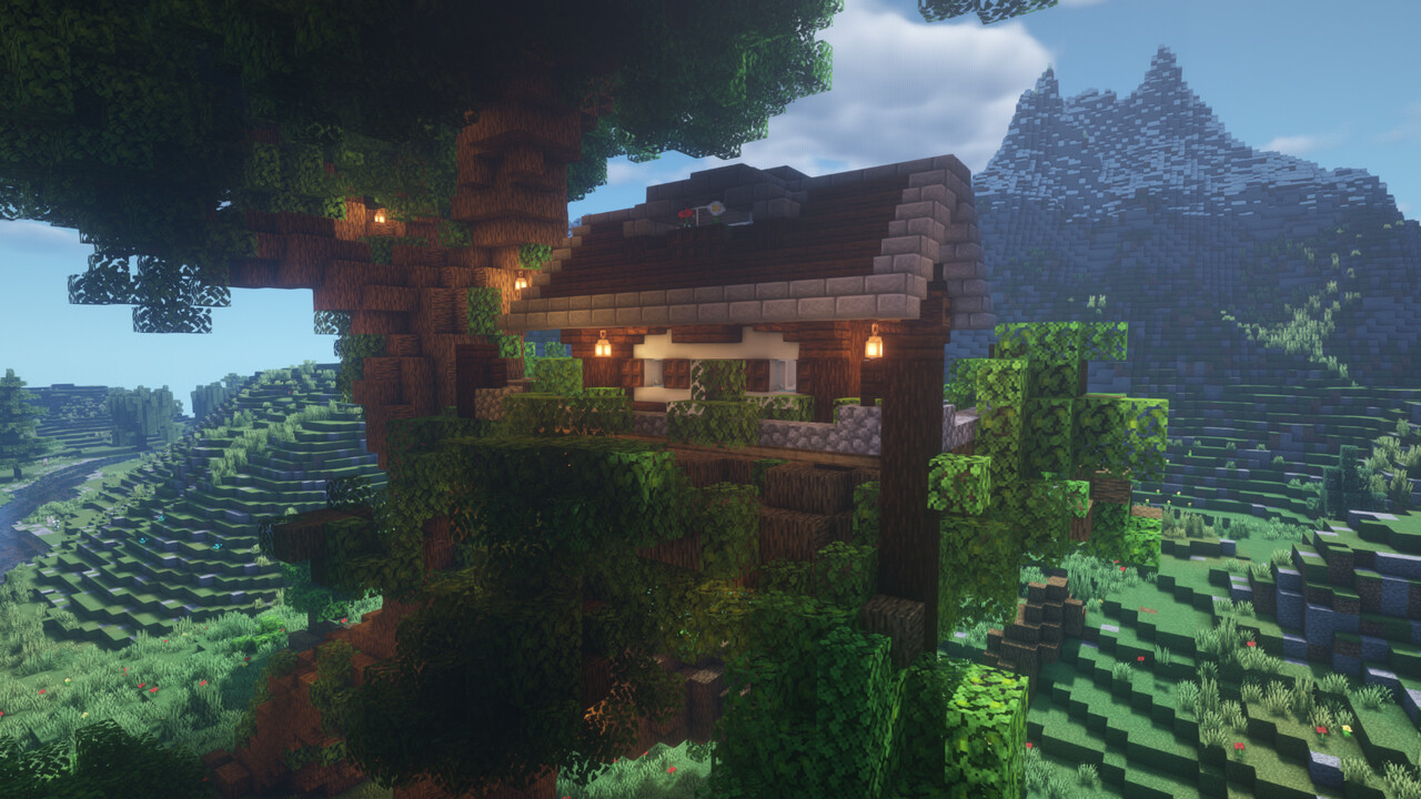 Giant Tree House (Download) Minecraft Map