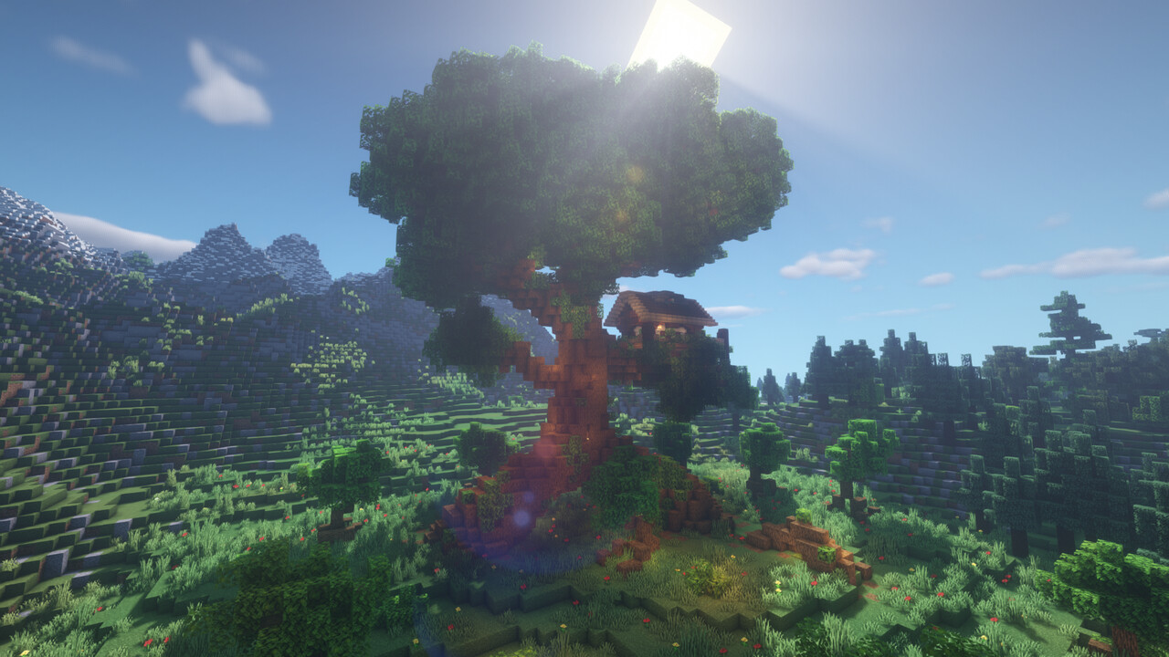 Giant Tree House (Download) Minecraft Map