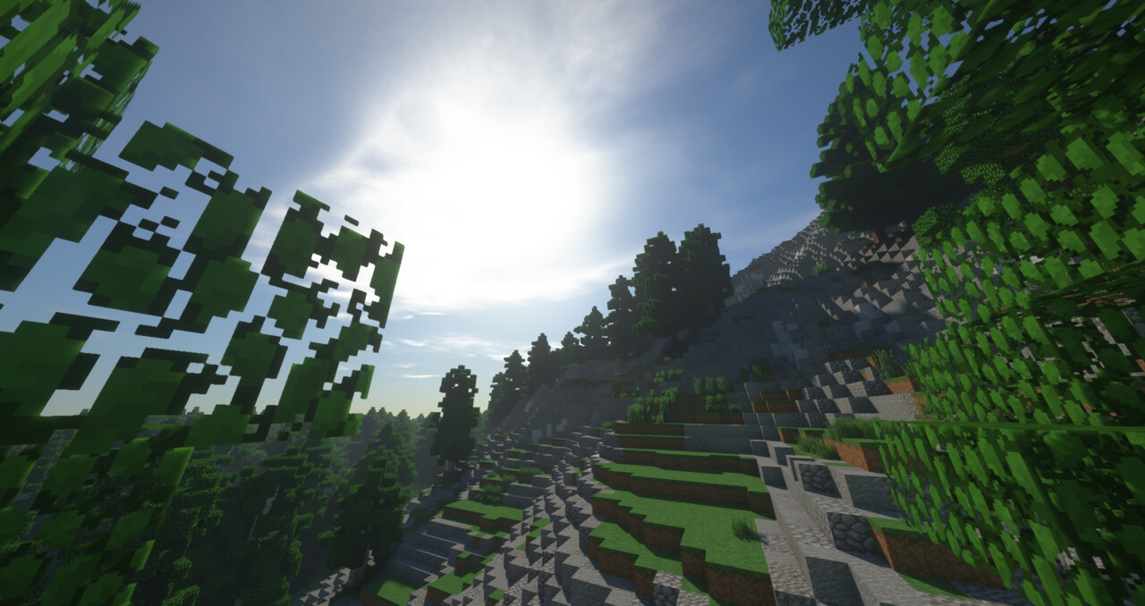 Small custom forest survival world (Worldpainter) Minecraft Map