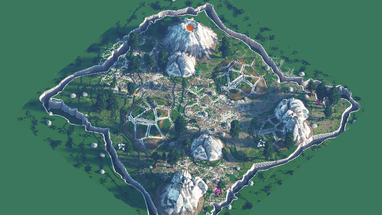 512x512 - Fantasy Warzone Minecraft Map