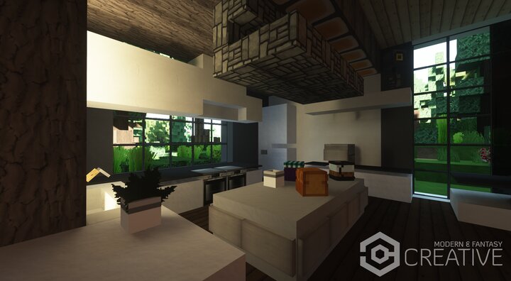 Modern Villa | with interiors | MFC | Minecraft Map