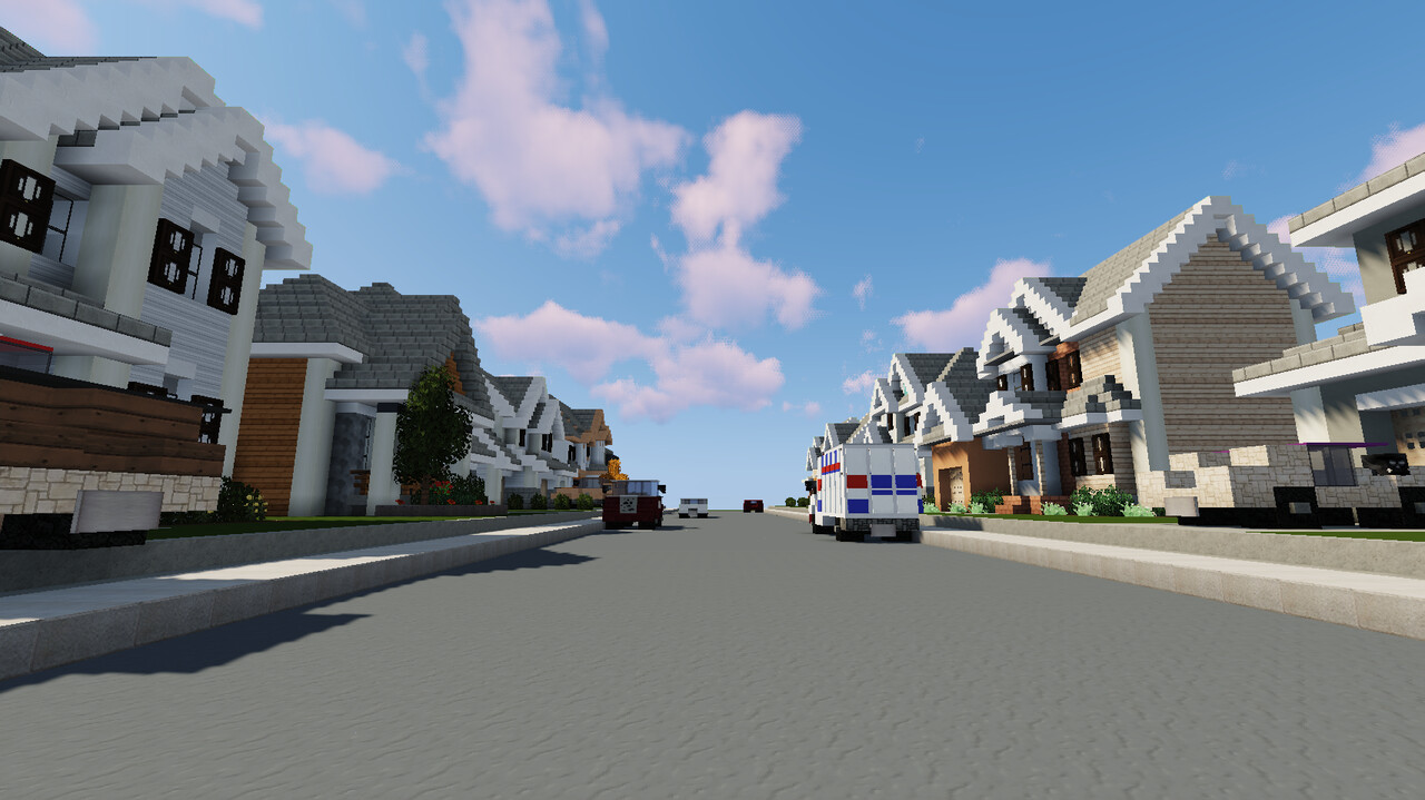 Small Neighborhood (10 16x16 Suburban Houses) [DOWNLOAD] Minecraft Map